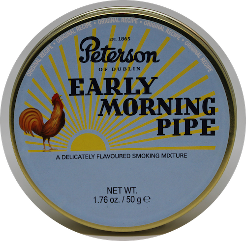 Peterson Early Morning Pipe 50g Tin – Arlington Pipe & Cigar Lounge