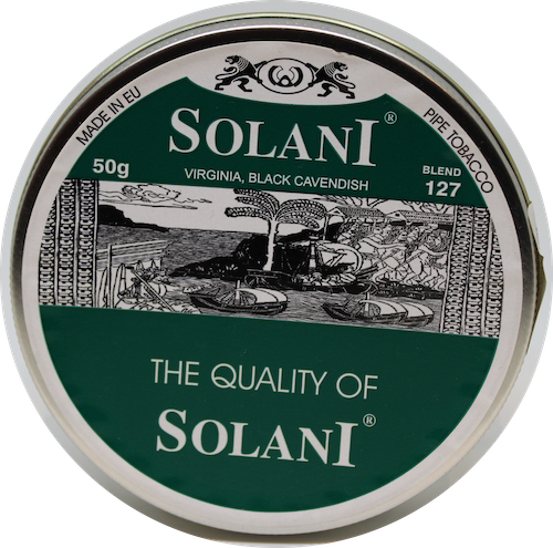 Solani 127 Green Label 50g Tin – Arlington Pipe & Cigar Lounge
