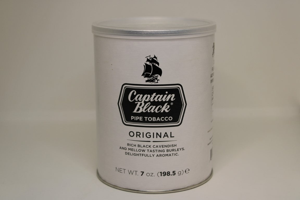 Captain Black Original (White) 7 oz. Can – Arlington Pipe & Cigar Lounge